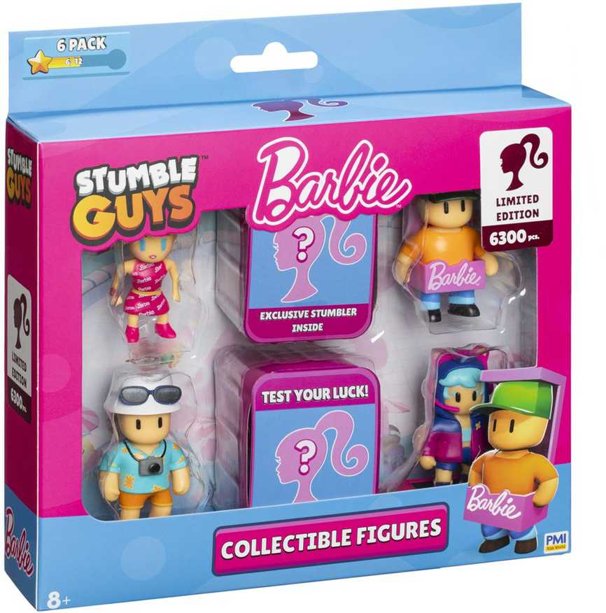 Kogumisfiguurid Bandai Stumble Guys x Barbie Figures 6 Pack Deluxe Box ...