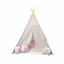 Tipi telk 4IQ Stryksintis triušiukas, 120 cm x 120 cm hind | Hind.ee