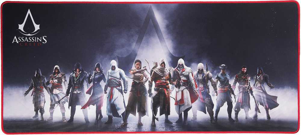 Hiirematt Subsonic Assassins Creed XXL, 90 x 40 cm, sinine/valge/punane ...