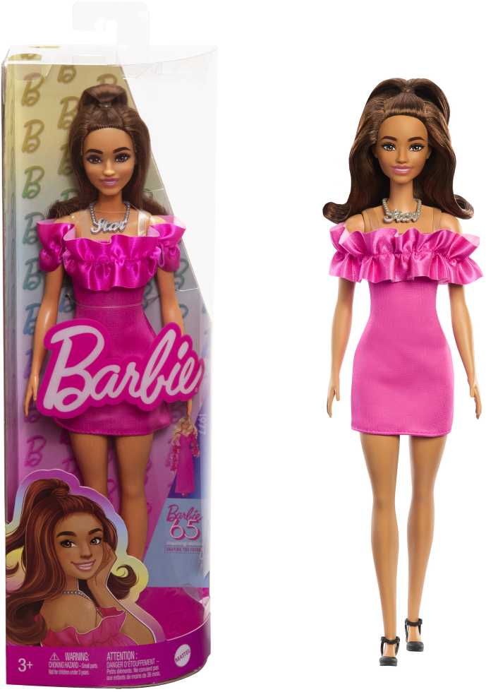 Nukk Barbie Fashionistas HRH15, 29 cm, roosa kleit hind Eestis alates ...
