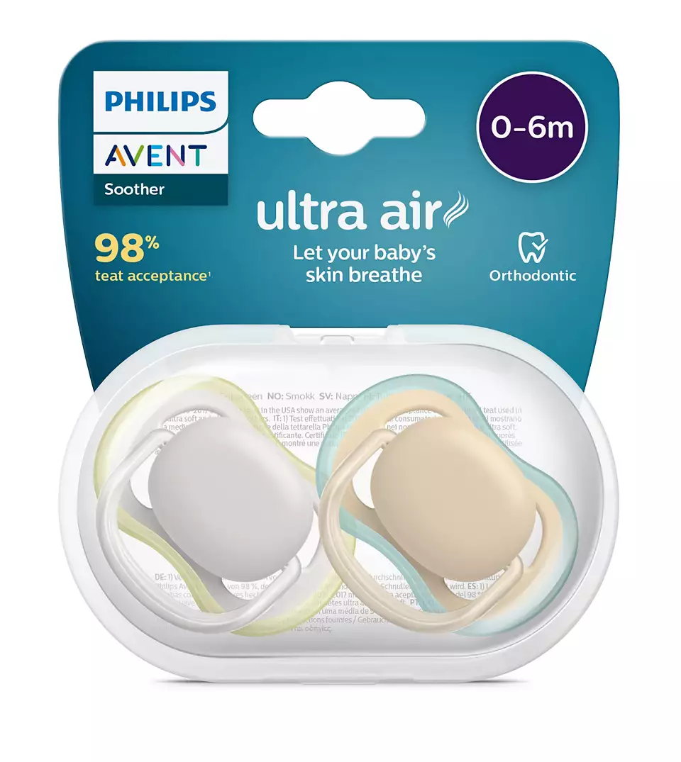 Lutt Philips Avent Ultra Air SCF085/15, 0-6 kuud, pruun/hall, 2 tk hind ...