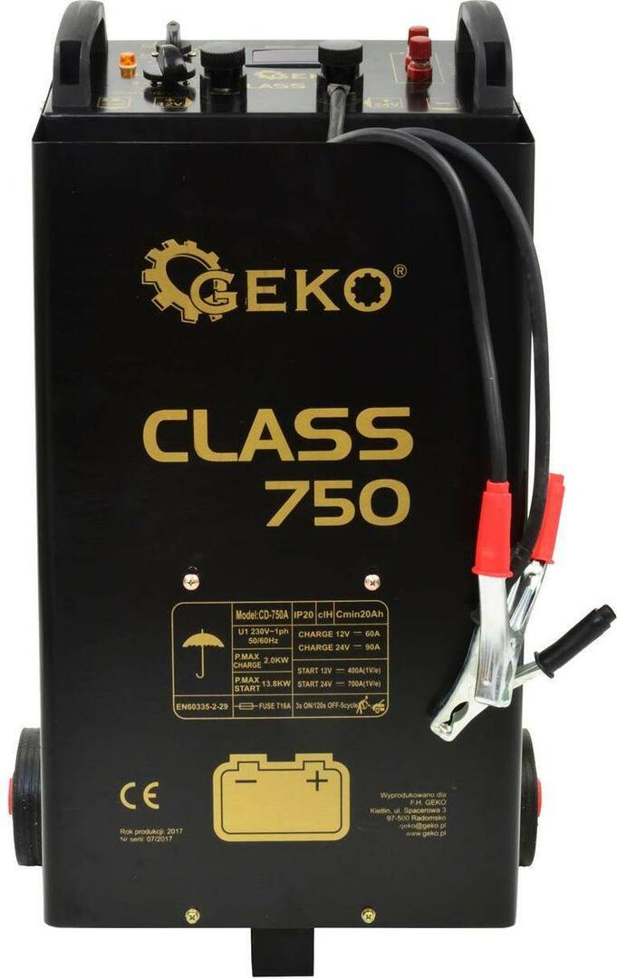 Käivitamis- ja laadimisseade Geko Class 750 lcd hind | Hind.ee