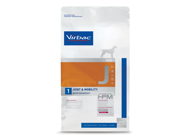 Veterinaarne kuivtoit koertele Virbac HPM Joint & Mobility J1, 3 kg ...