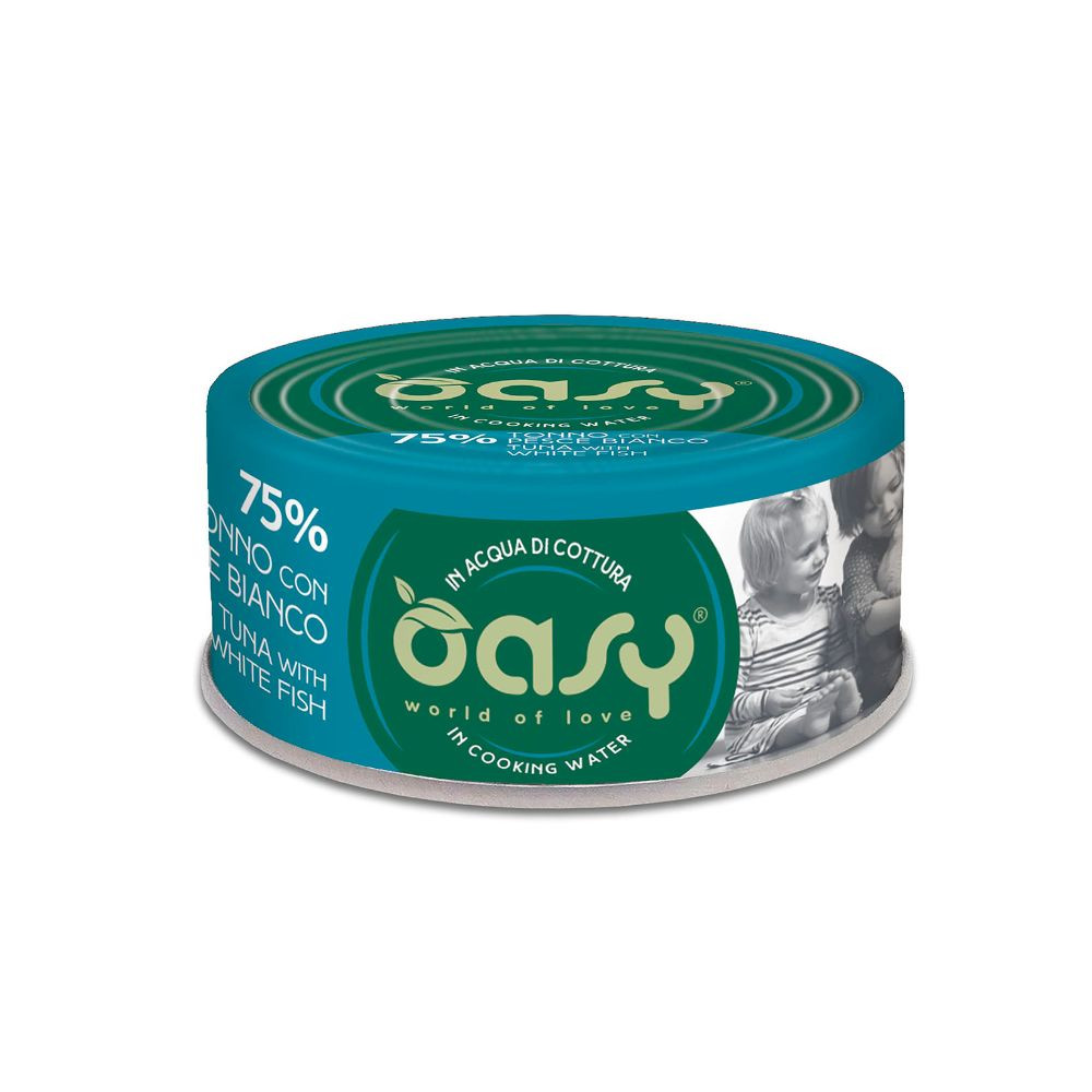 Oasy More Love konserv kassidele tuunikala ja valge kalaga, 70 g hind ...