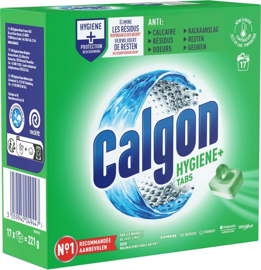 Veemürk Calgon Hygiene tabletid, 17 tk hind | Hind.ee