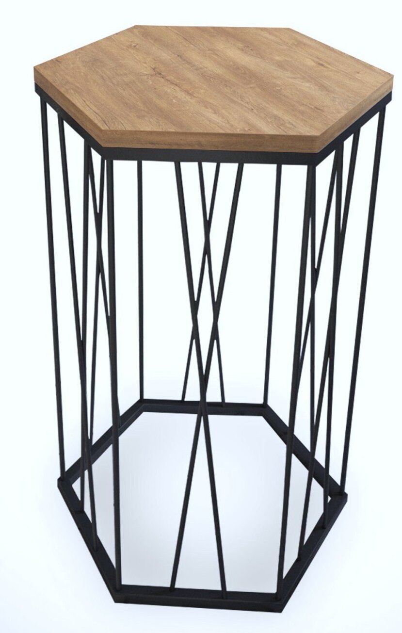 Kohvilaud Kalune Design Cetrus Kafkas, 35 x 40 x 62 cm, tamm/must hind ...