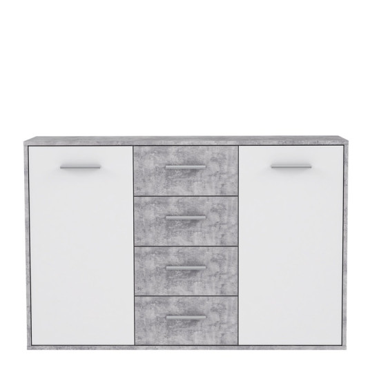 Kummut Domoletti Antuza NTU231-C251, 122.6 x 34.2 x 88.1 cm, valge/hall ...