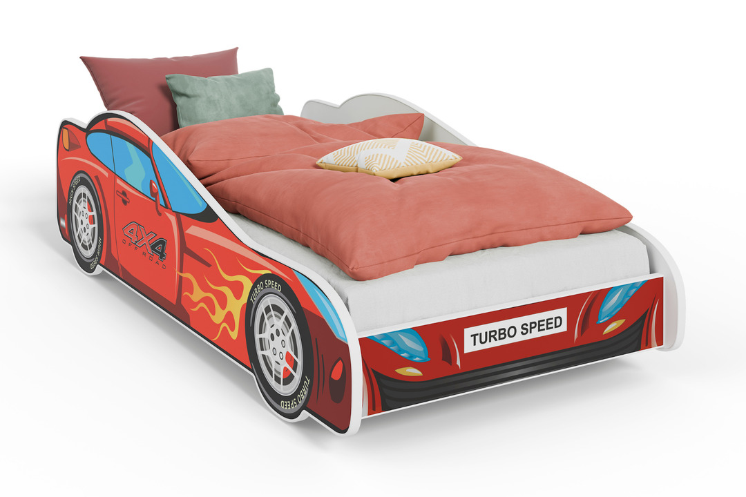 Lastevoodi KOBI MEBLE Car II, koos madratsiga, 150 cm x 74 cm x 44 cm ...
