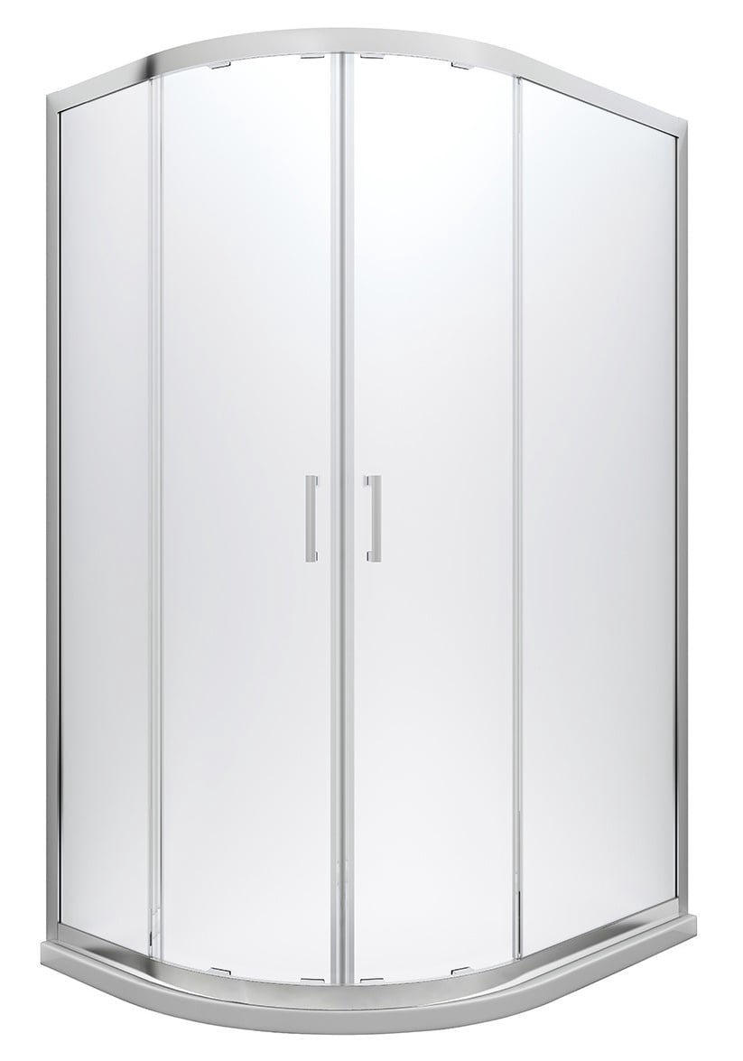 Poomümar dušikabiin Besco Modern, aluseta, 100 x 80 x 185 cm, kirgas ...