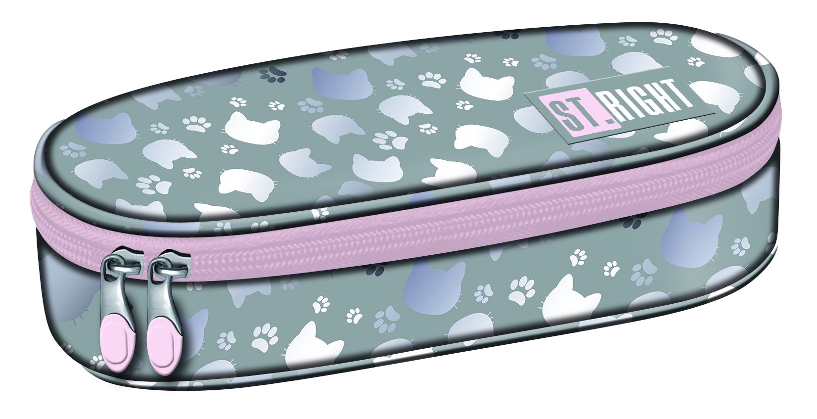 Pehme pinal sisemise klapiga St.Right Silver Cats PC-01, 23 cm x 14 cm ...