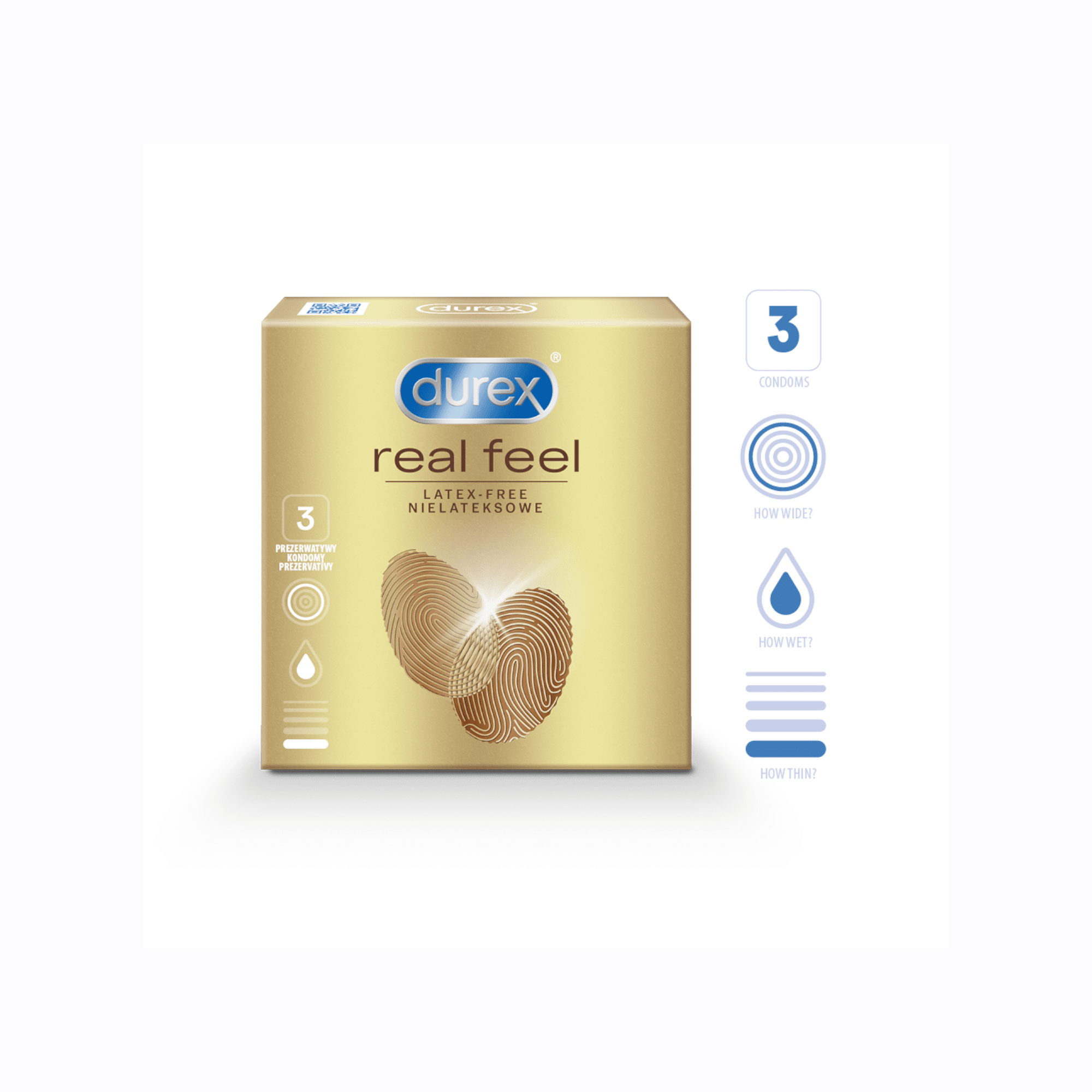 Kondoomid Durex Real Feel, 3 tk hind | Hind.ee