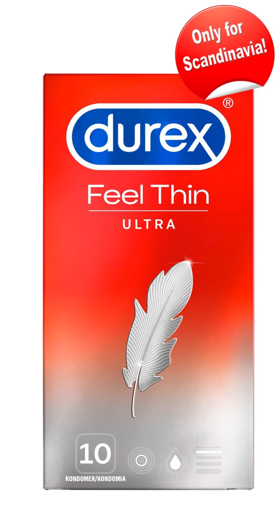 Kondoomid Durex Feel Thin Ultra, 10 tk hind | Hind.ee