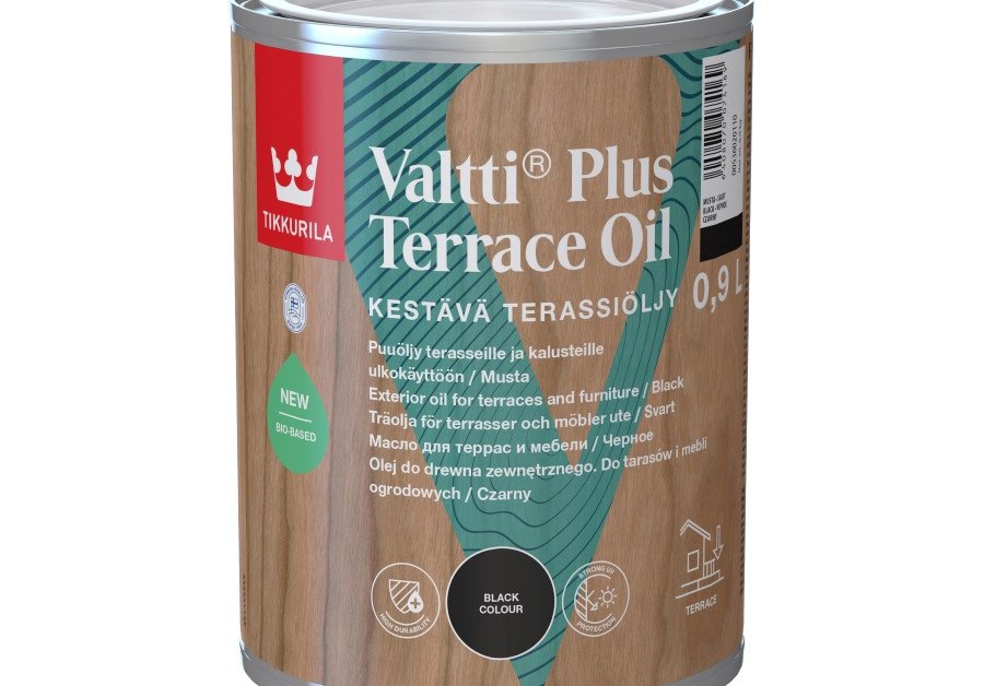 Terrassi- ja aiamööbliõli Tikkurila Valtti Plus Terrace Oil, 0,9 L ...