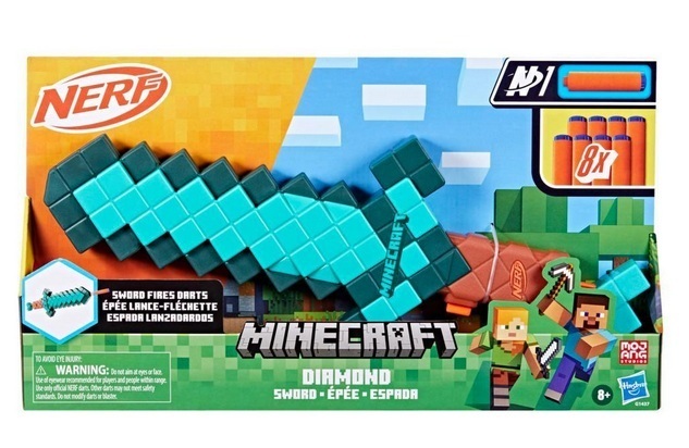 Mängumõõk Nerf Minecraft Diamond Sword, G1437, roheline hind | Hind.ee