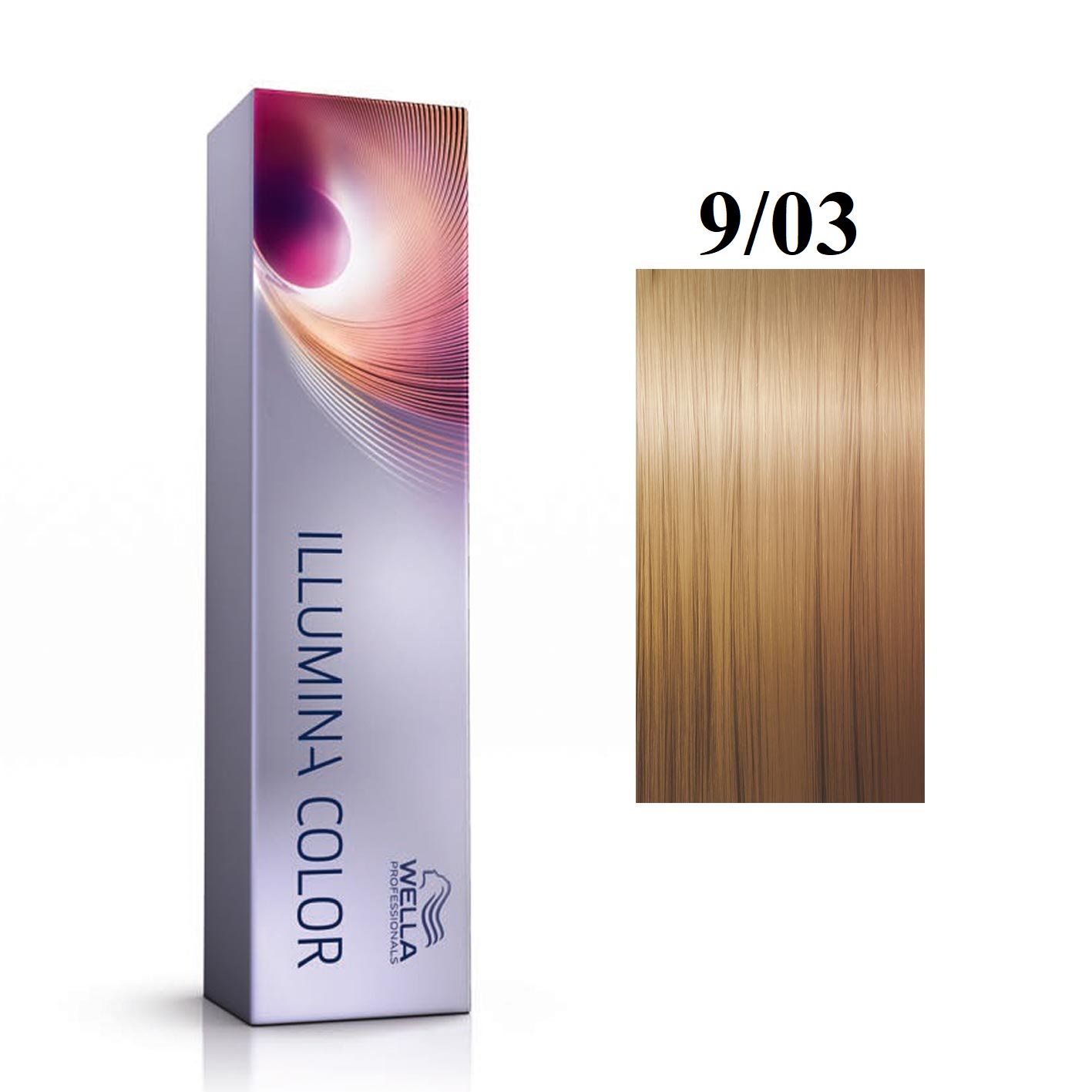Juuksevärv Wella Illumina Color 9/03 very light natural gold blonde, 60 ...