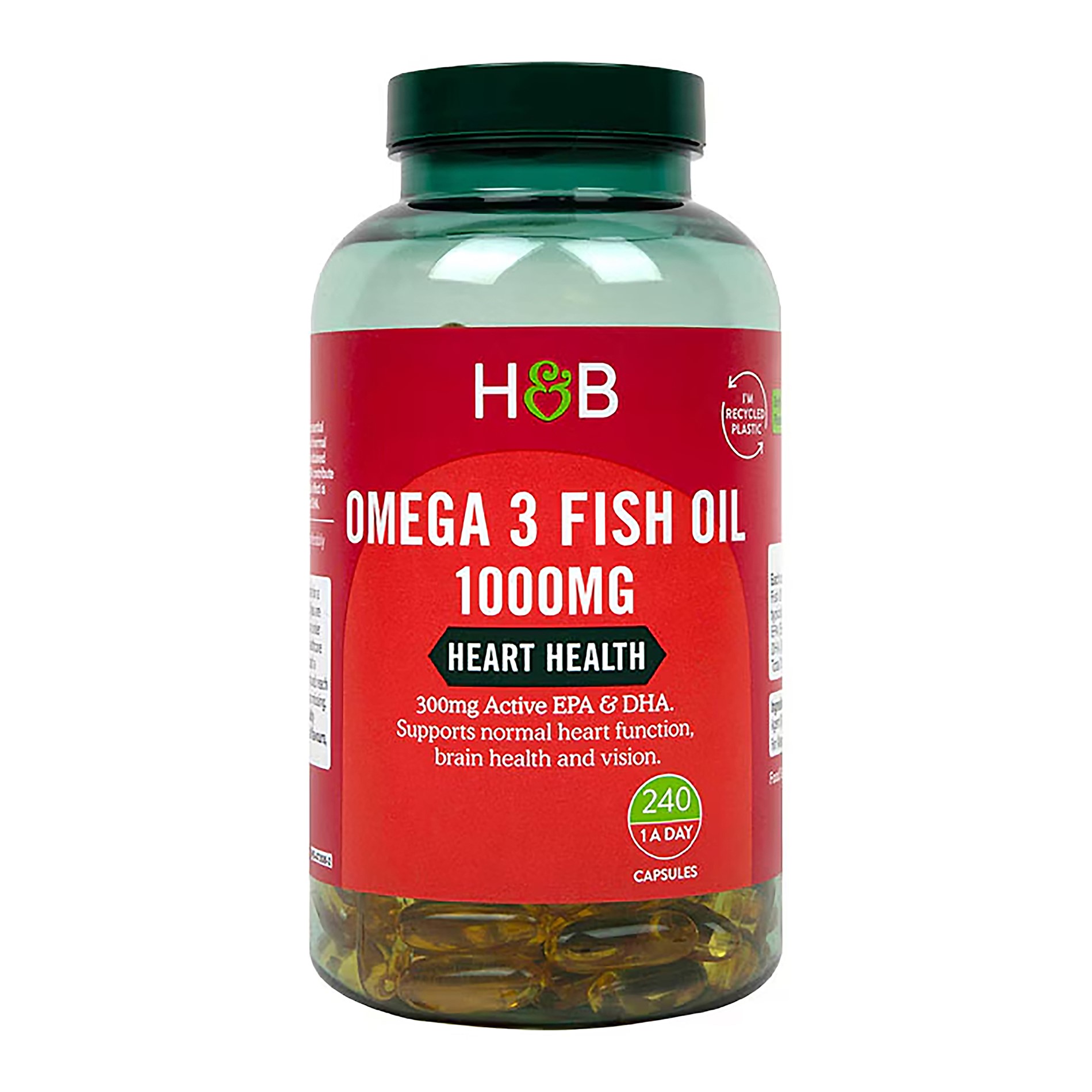 Holland & Barrett omega 3 kalaõli 1000 mg, 240 kapslit hind | Hind.ee