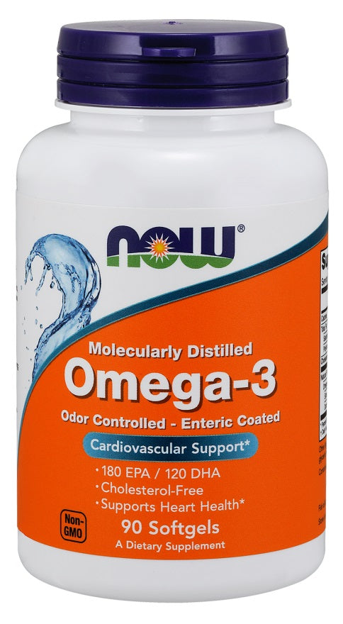 NOW Foods Omega 3 - DHA 120 mg + EPA 180 mg, 90 kapslit hind Eestis ...